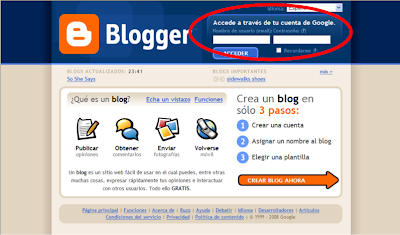 Consejos Blogger: Cómo entrar al panel de control de blogger