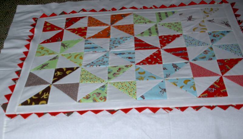 Cascade Quilts: a finished 'flimsy'