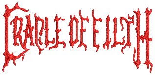 RockStiches: CRADLE OF FILTH LOGO