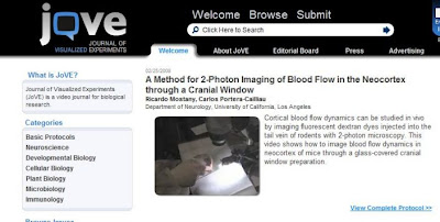 Science Ballet: JoVE: Journal of Visualized Experiments