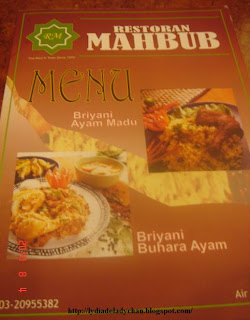 Life is full of hypotheses: Briyani Ayam Madu @ Mahbub Restaurant, Bangsar