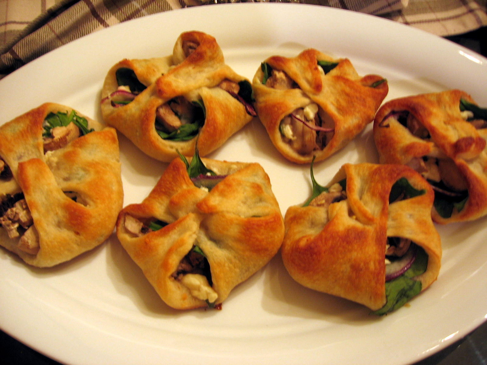 Slice of Southern: Spinach and Feta Cheese Bundles