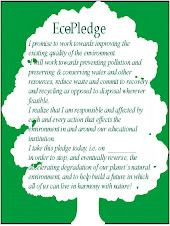 Eco Club at KHMS: Eco Pledge- The pledge taken by all members of the ...