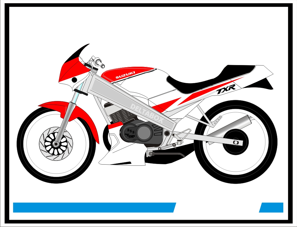 World of Ride: Suzuki RG150R - TXR150 - Panther 150 - RGV150r Graphic