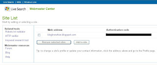 Add a Blogger Sitemap to MSN Bing Webmaster Tools | Blog Know How