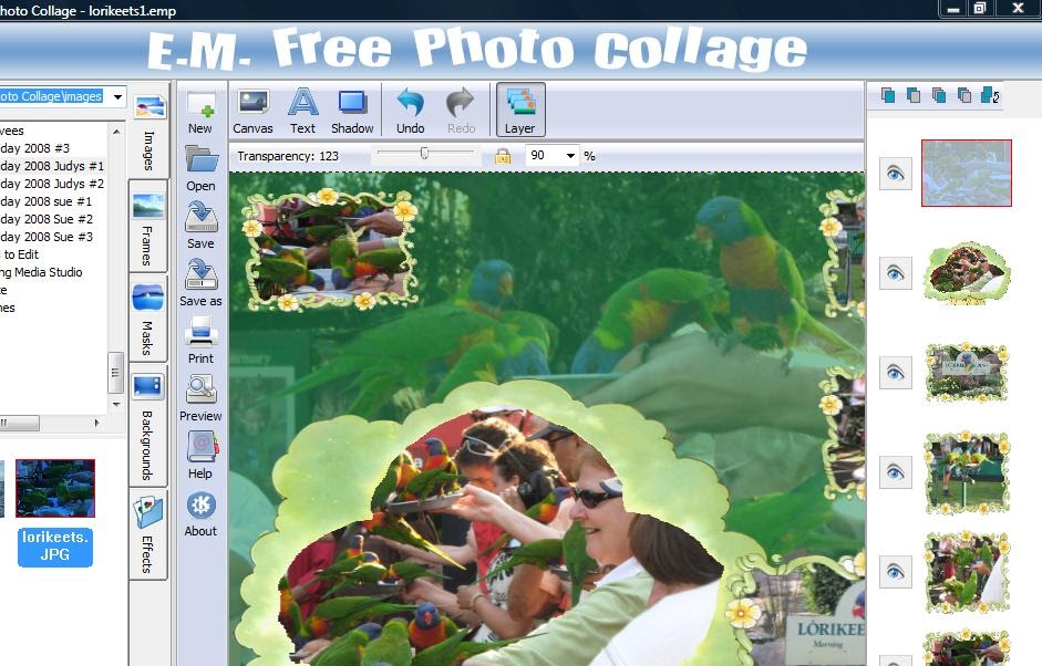 EM Free Photo Collage Software Review | Easy To Scrapbook