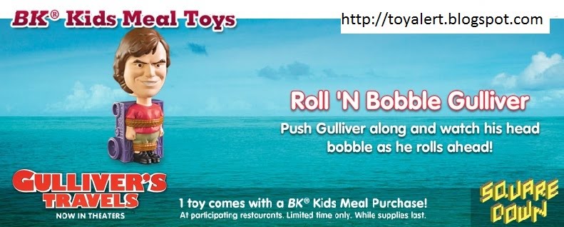Burger King Gullivers Travels Kids Meal Toys 2010-2011 | Toy Alert