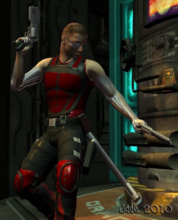 Adventures in 3D: Cyberpunk, cyberhunk ... 3D super commando