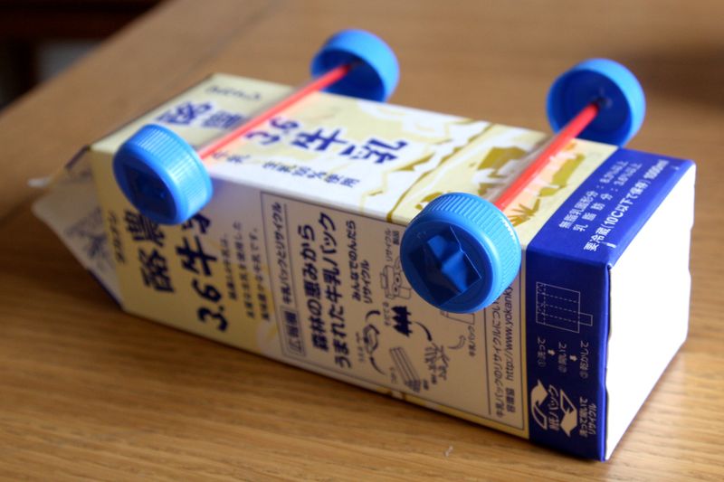 Creative ideas for you: Recycled Milk Carton Truck