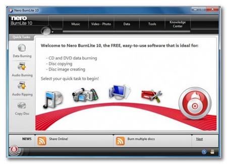 Descargar Nero 10 gratis - Tecnologia, Entretencion y Videos