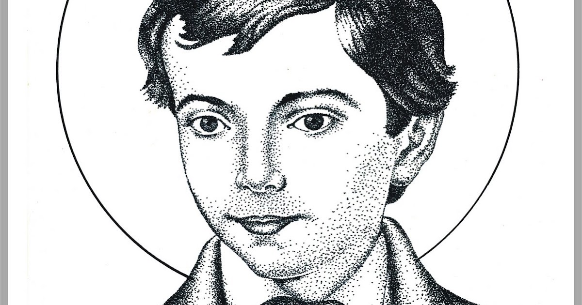 Dominic Savio Sketch Coloring Page
