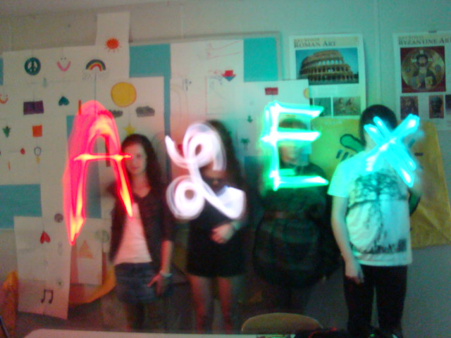 Art of Apex High School: Light Drawing
