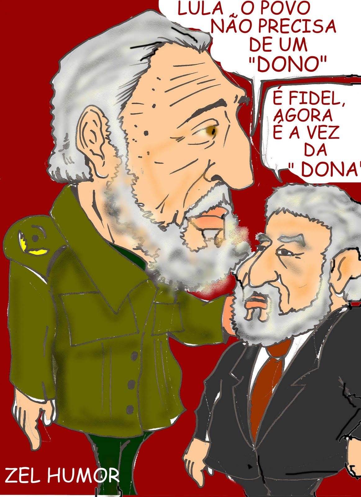 ZEL TOTAL : LULA / BRASIL - MUDANDO O GÊNERO - CHARGE