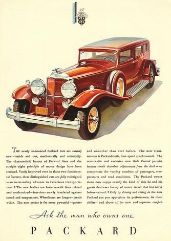 HOVER MOTOR COMPANY: You can get the history of Packard right here. You ...