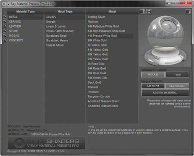 筑苑: SIGERSHADERS V-Ray Material Presets Pro v.2.0 For 3ds Max
