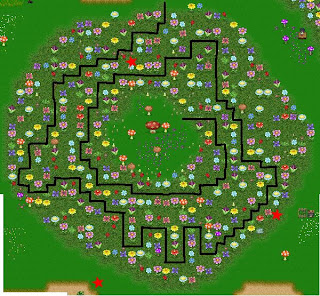 Horse Isle Help!: Flower Isle Maze