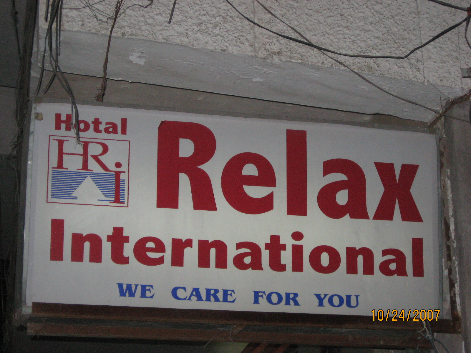 Sticky Notes: Hotal Relax International