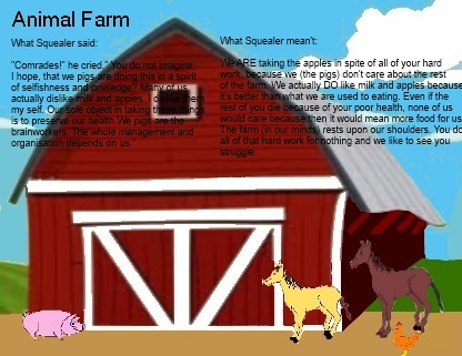 Meghann's Blog: Animal Farm Creative Project