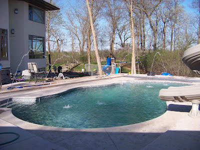 PENGUIN POOLS: Pool in a Pool cover with buddy seat, fountains, and G ...