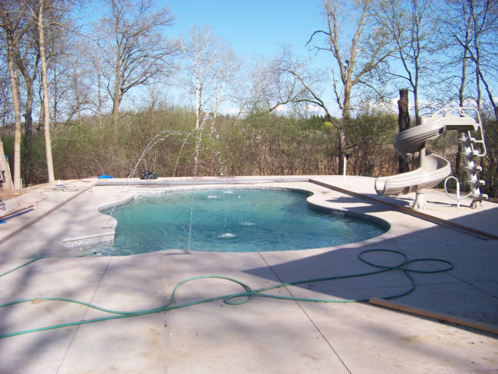 PENGUIN POOLS: Pool in a Pool cover with buddy seat, fountains, and G ...