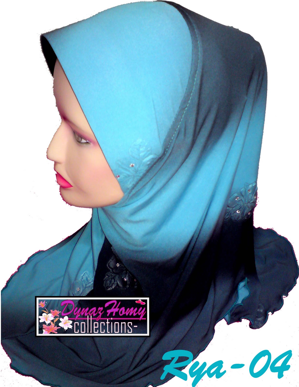 Dynaz Homy Collections: Tudung Aliya Bunga Raya..