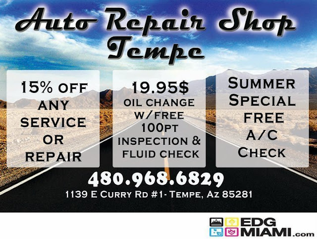 Phoenix Auto Repair Shop: SUMMER SPECIALS 15% off all automotive services