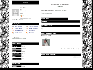 Black and White Default Myspace Layouts | Black Myspace Layouts