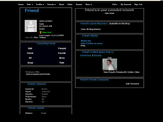 Black Myspace Layouts