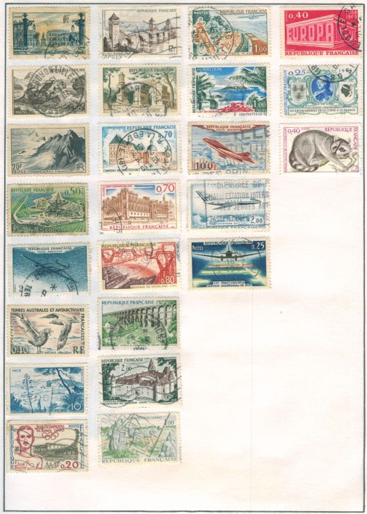 A page from my stamp album - France ~ My Philatelic World