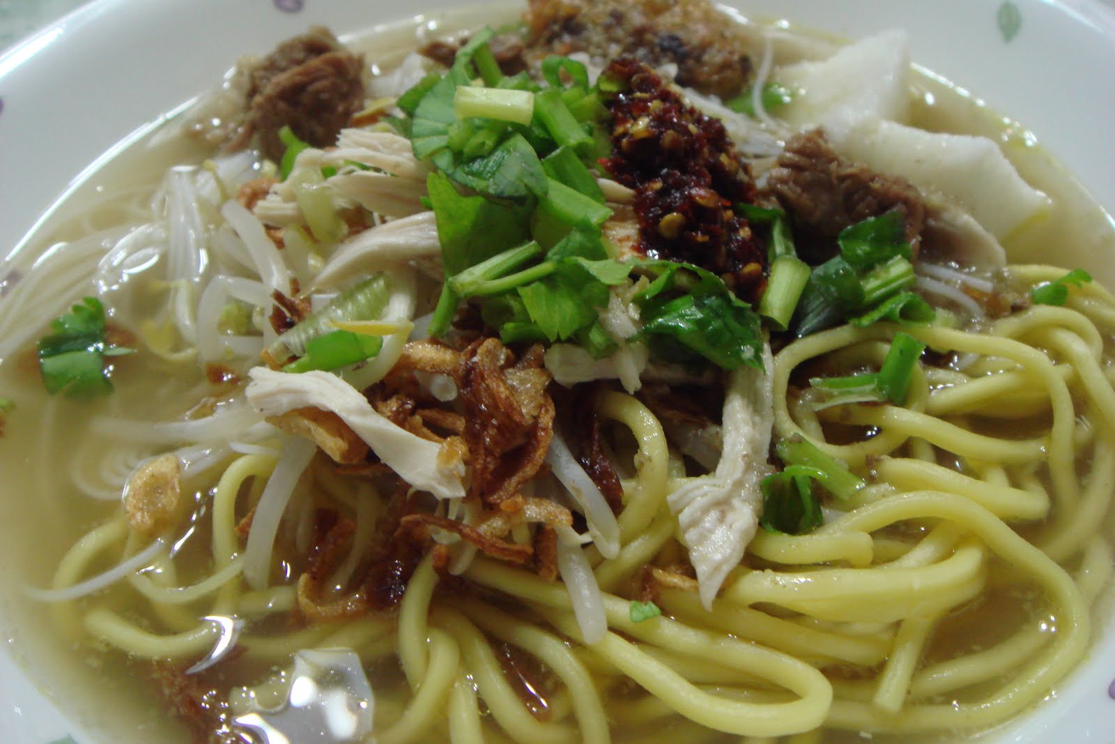 The story begins...: Over a meal of mee soto