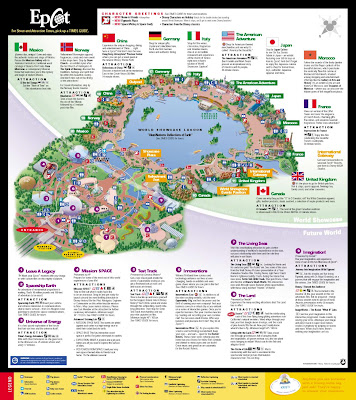 Disney-pedia: All About Disney: Epcot Map
