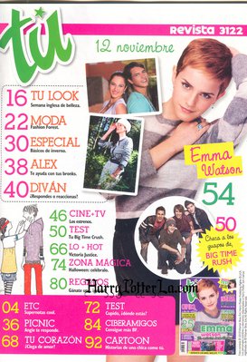 Contenido de la revista Tu | HP7Magazine