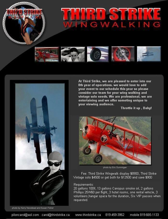 Indy Transponder: Third Strike Wingwalking at Your Service