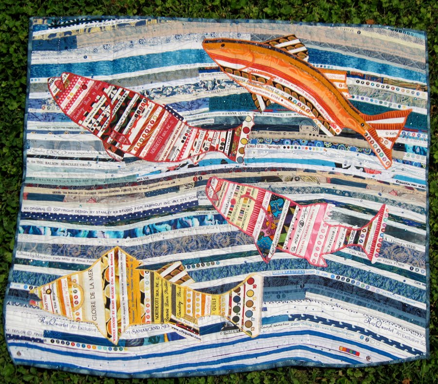 METAPHOR IN FABRIC: Selvage Quilt Finished!