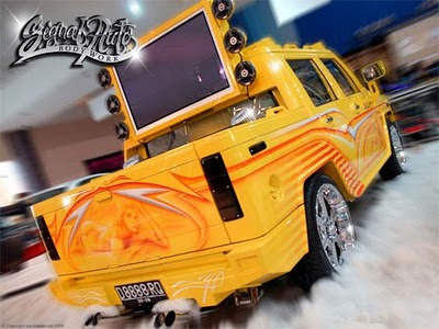 The Beautiful Car: Isuzu Panther Modified into Hummer H2 SUT