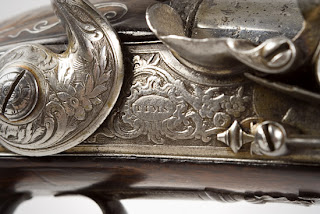 Contemporary Makers: 1760 English Fowler with Silver Wire Inlay