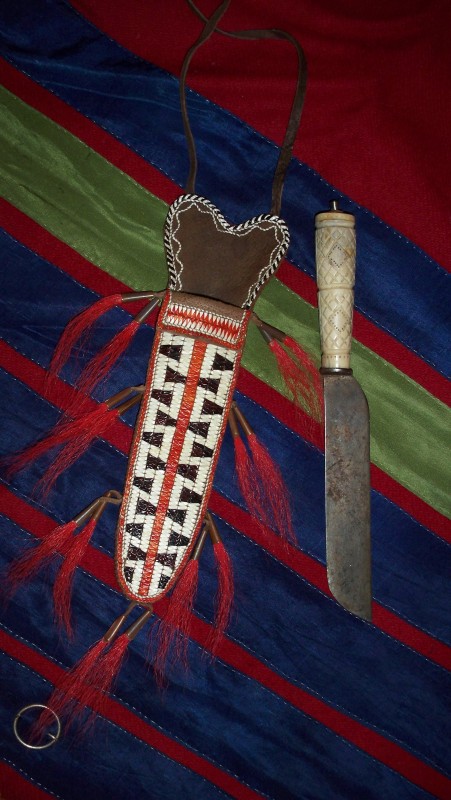 Contemporary Makers: Mike Taylor Quillled Sheath with Ken Hamilton Knife