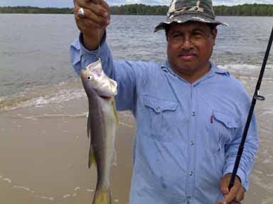 Fishing adventurers in Brunei waters: Ikan Kurau