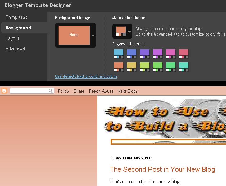 Helpful Information for Newbies: Build & Customize Your Blogger Site ...