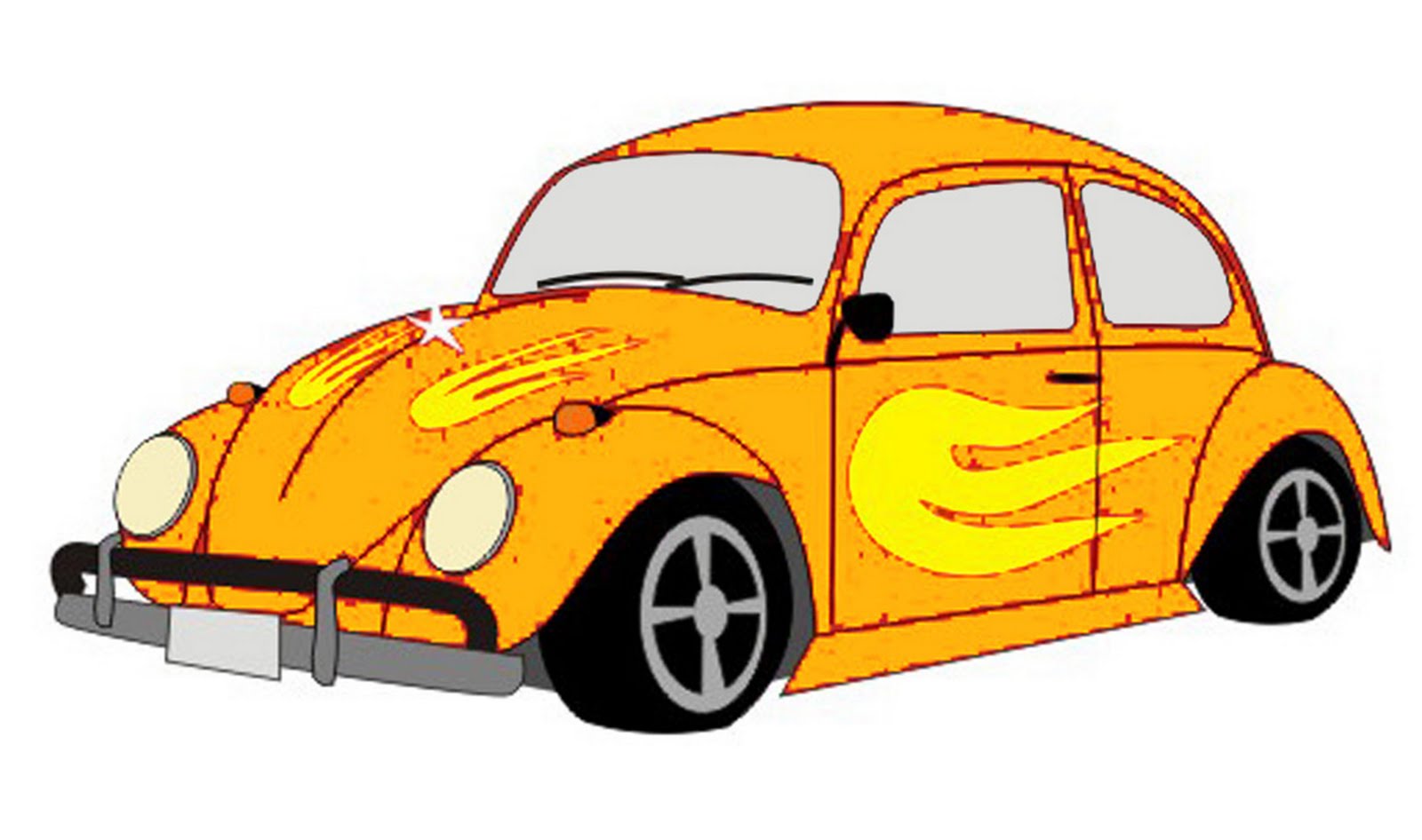 ilustrações Alex Marconi: fusca