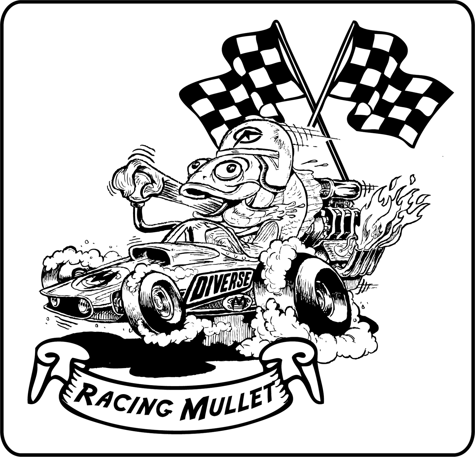 The Racing Mullet is here.... ~ Surfboards by Diverse