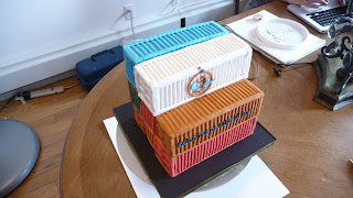 Sugar and Spice: Shipping Container Cake