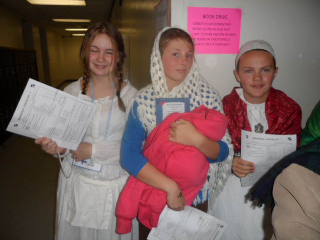 Mr. McEwen's Social Studies Class Blog: Immigration Reenactment by the ...