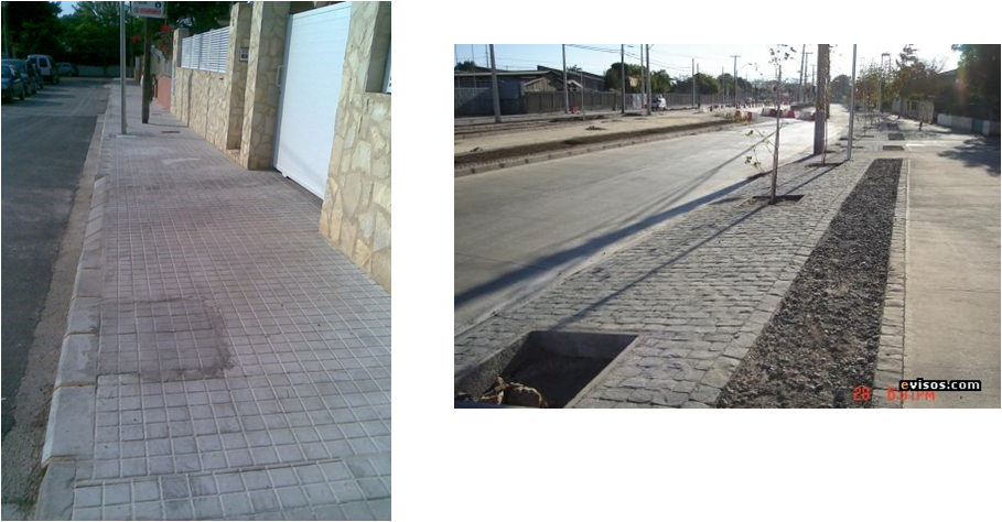 construcción:acabados: BAJANTES, GUARNICIONES Y BANQUETAS, JARDINES ...