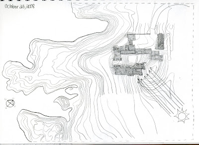 kristen sylvia: Site Plans and Topography Lines (shaded buildings)