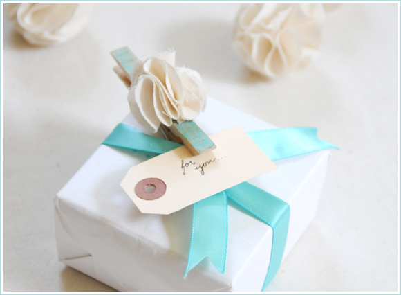 Gift Packaging Ideas: Fancy Clip Gift Package