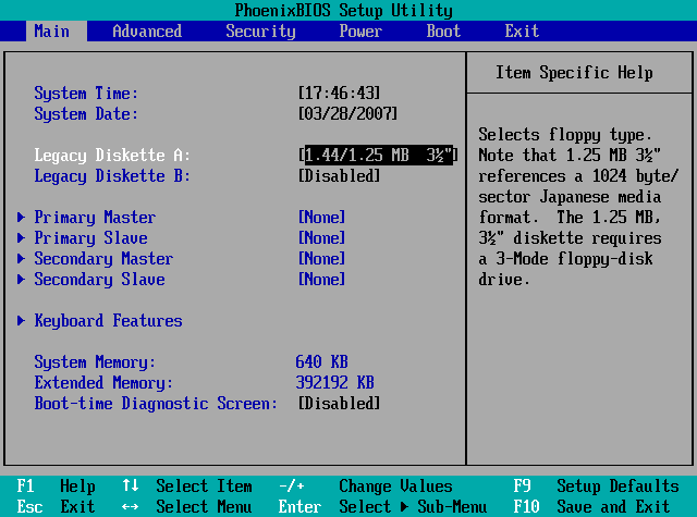iMOeTzZZ: BIOS SETUP