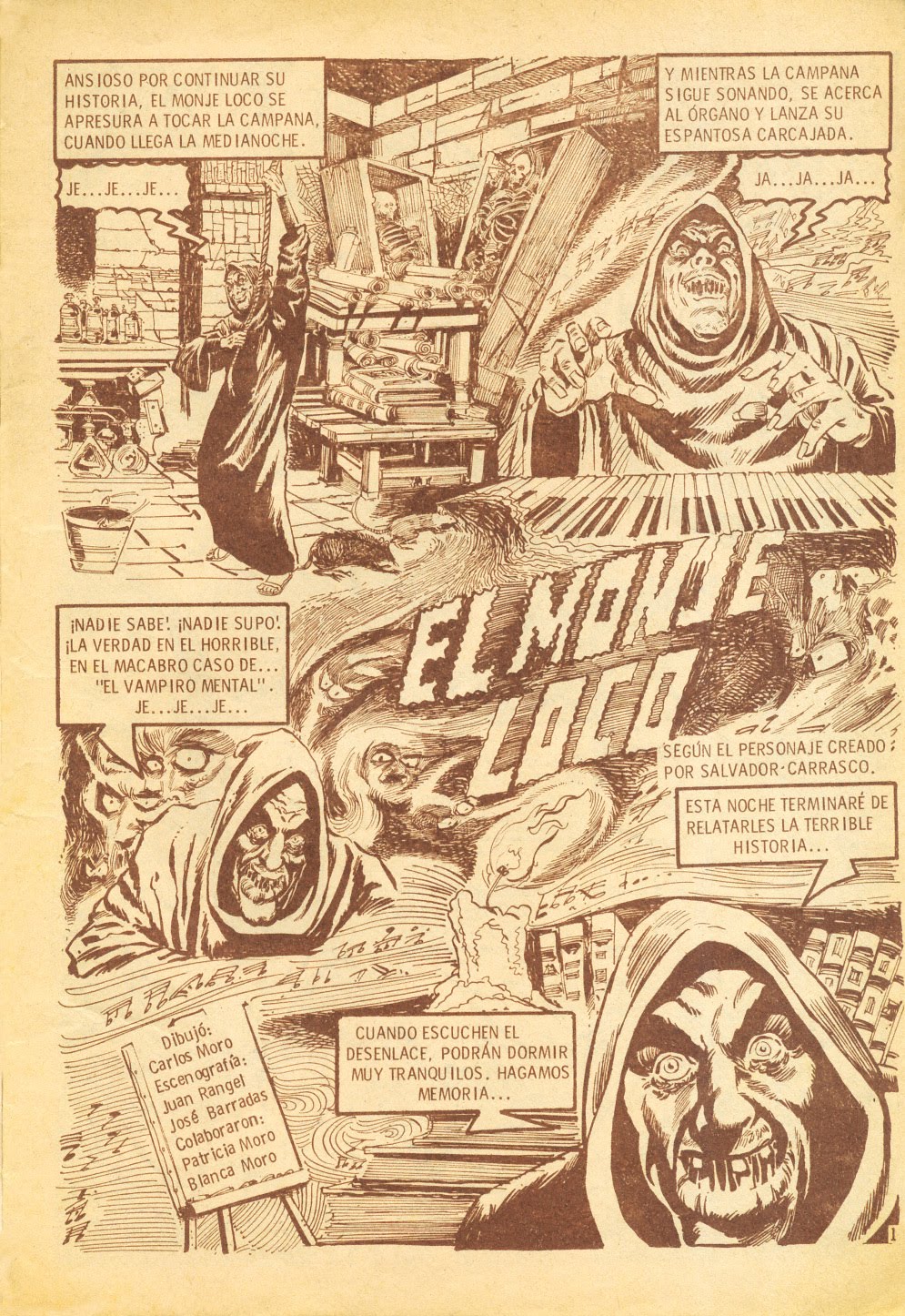 Aquellos otros comics: EL MONJE LOCO