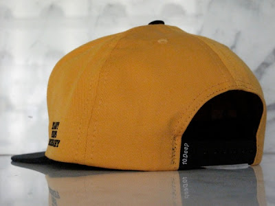 HALL OF FAME: 10 DEEP / BY ANY MEANS SNAPBACK (BLACK/ GOLD)