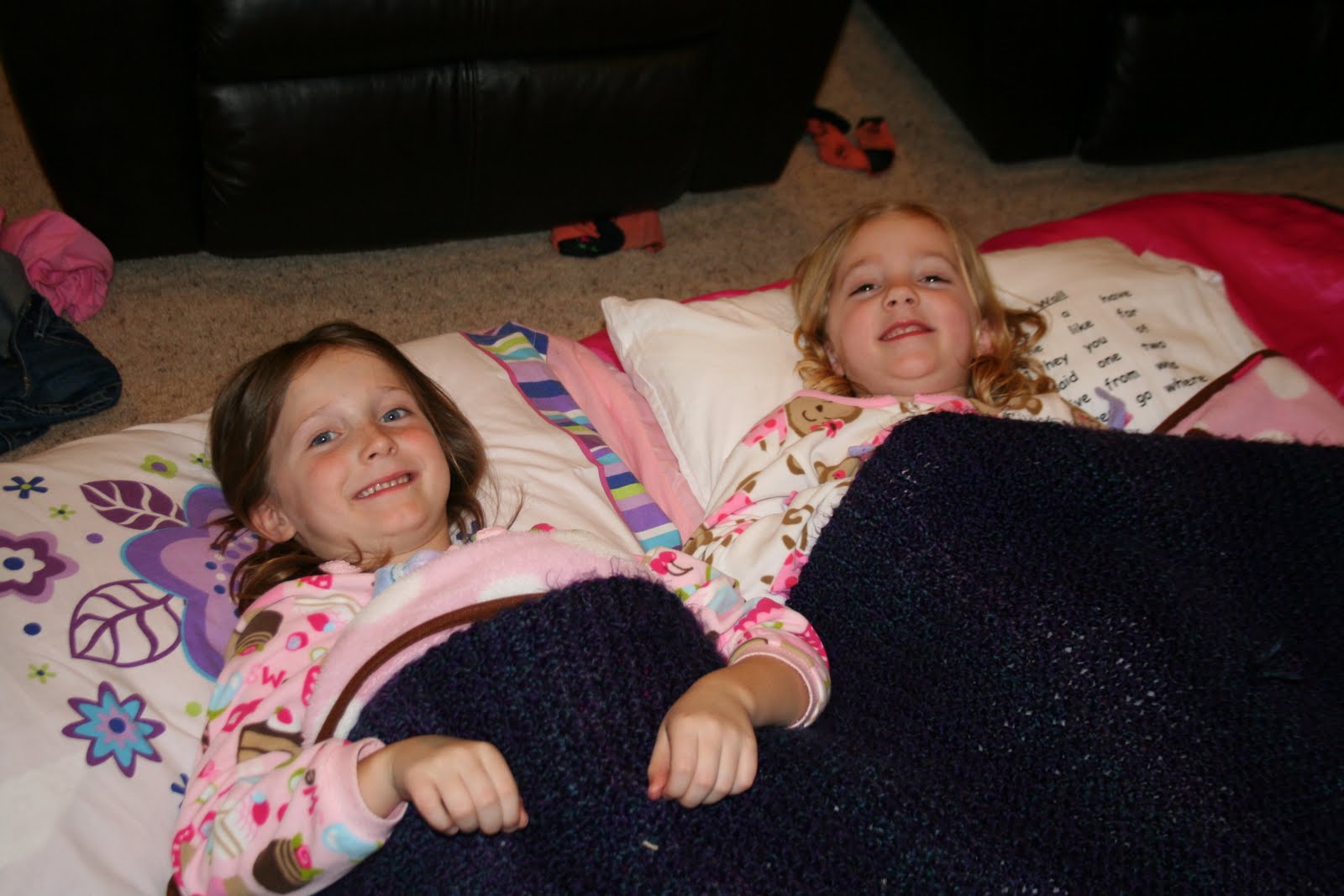 The Phillips Family ~ Mike, Michelle, Ali, Katie, and Lauren: Sleepover